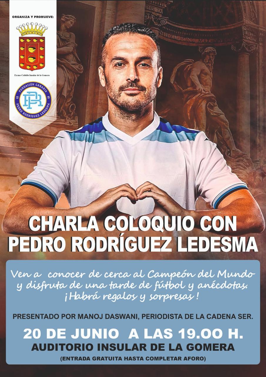 El futbolista Pedro Rodríguez protagoniza una charla en La Gomera para ...
